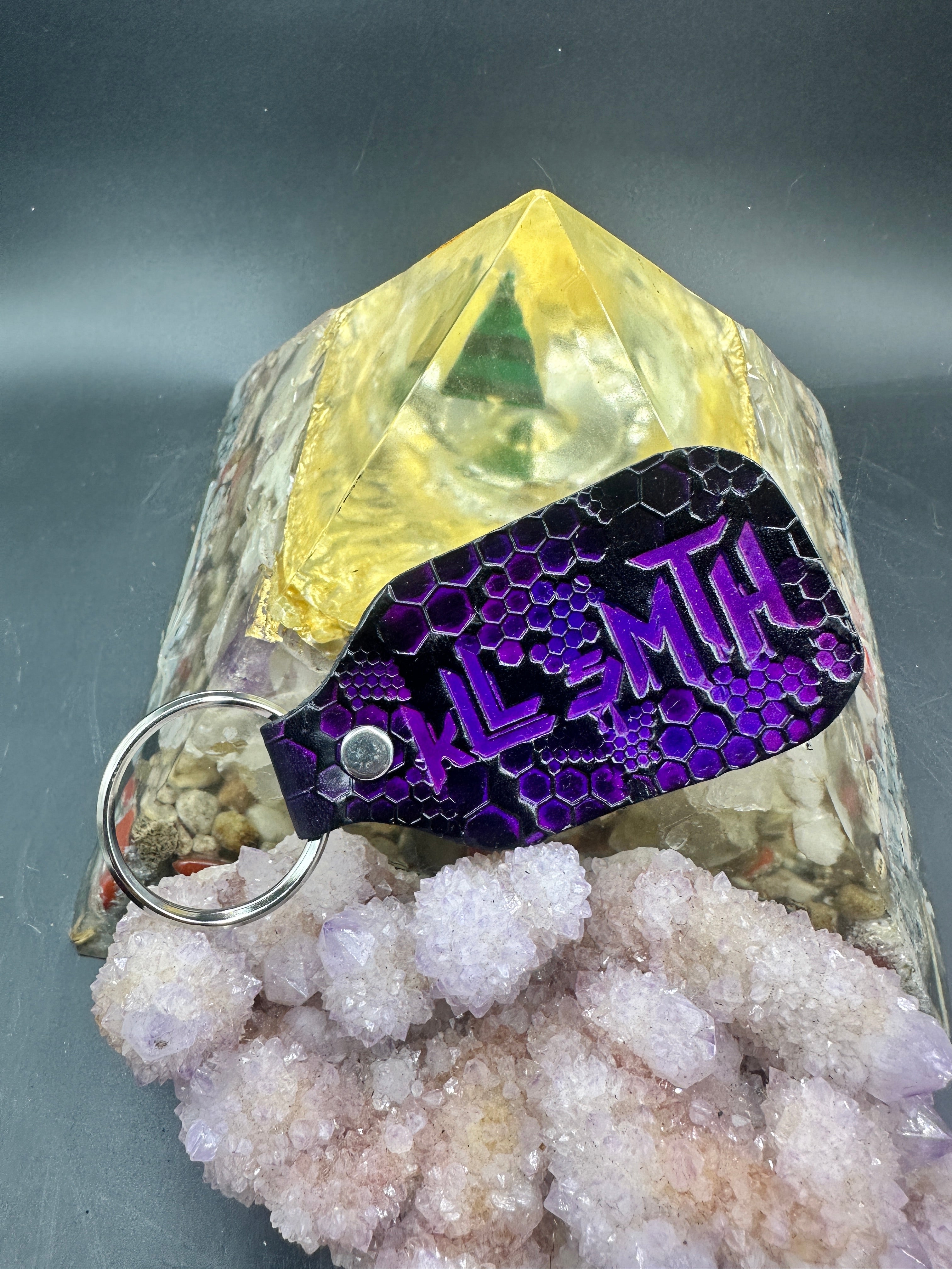 Stamped Leather Keychain - Kll Smth – Lost Sailor Design