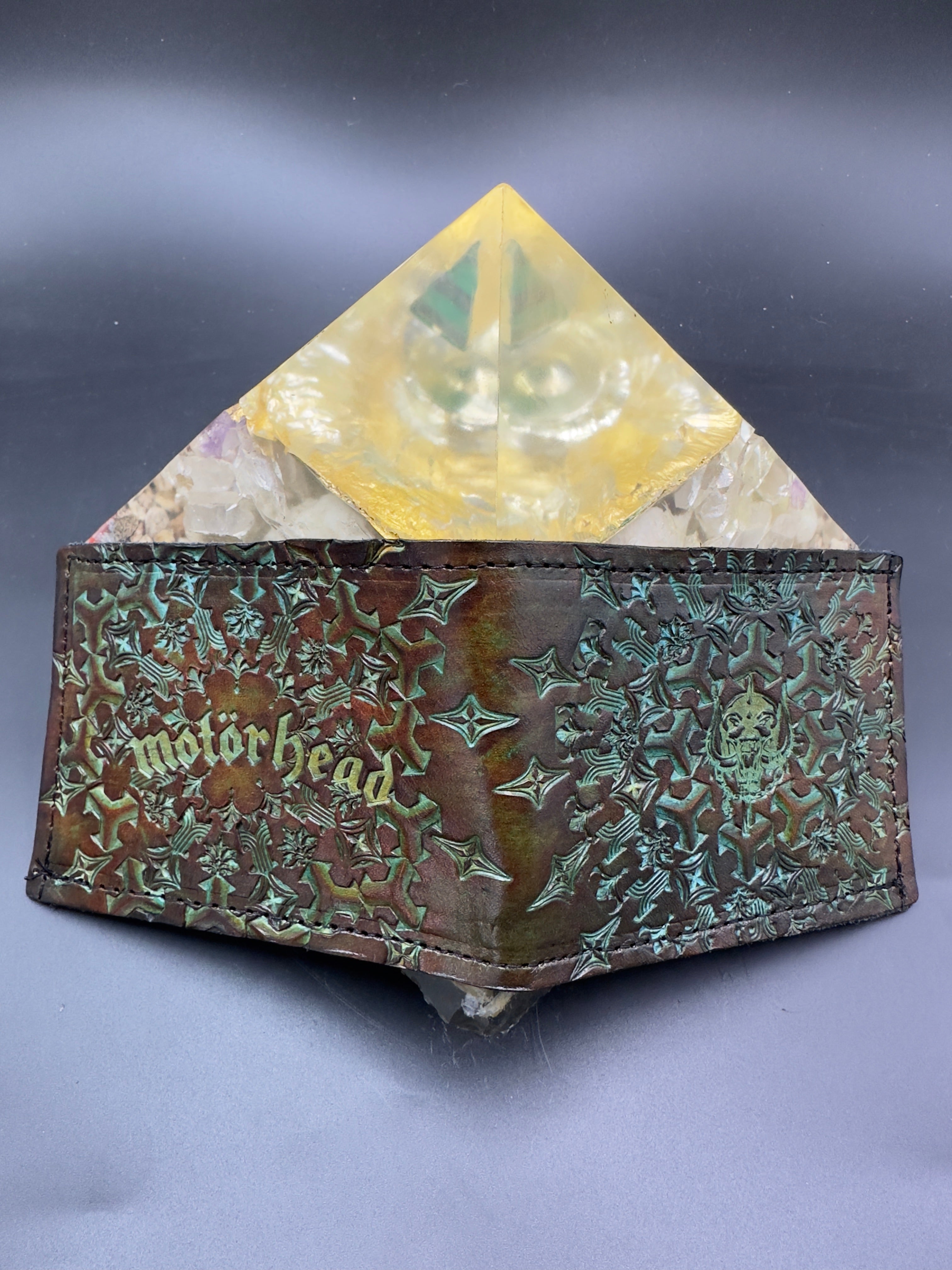 Stamped Leather Bifold Wallet - Motorhead – Lost Sailor Design