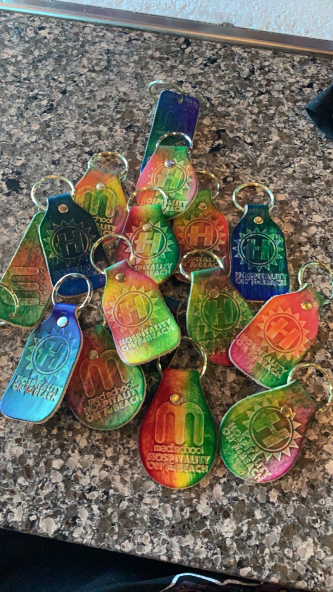 Stamped Leather Keychain - Festival Special – Lost Sailor Design